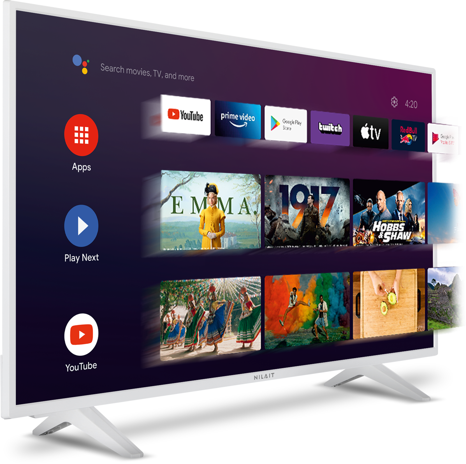 Nilait Prisma NI-43UB7001SW 43" LED UHD 4K Smart TV | PcComponentes.com
