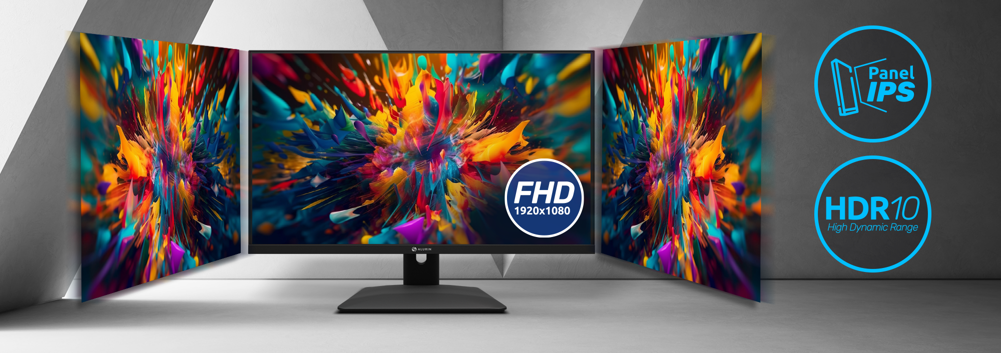 Alurin CoreVision 24 FHD 23.8" LED IPS FullHD 100Hz | PcComponentes.com