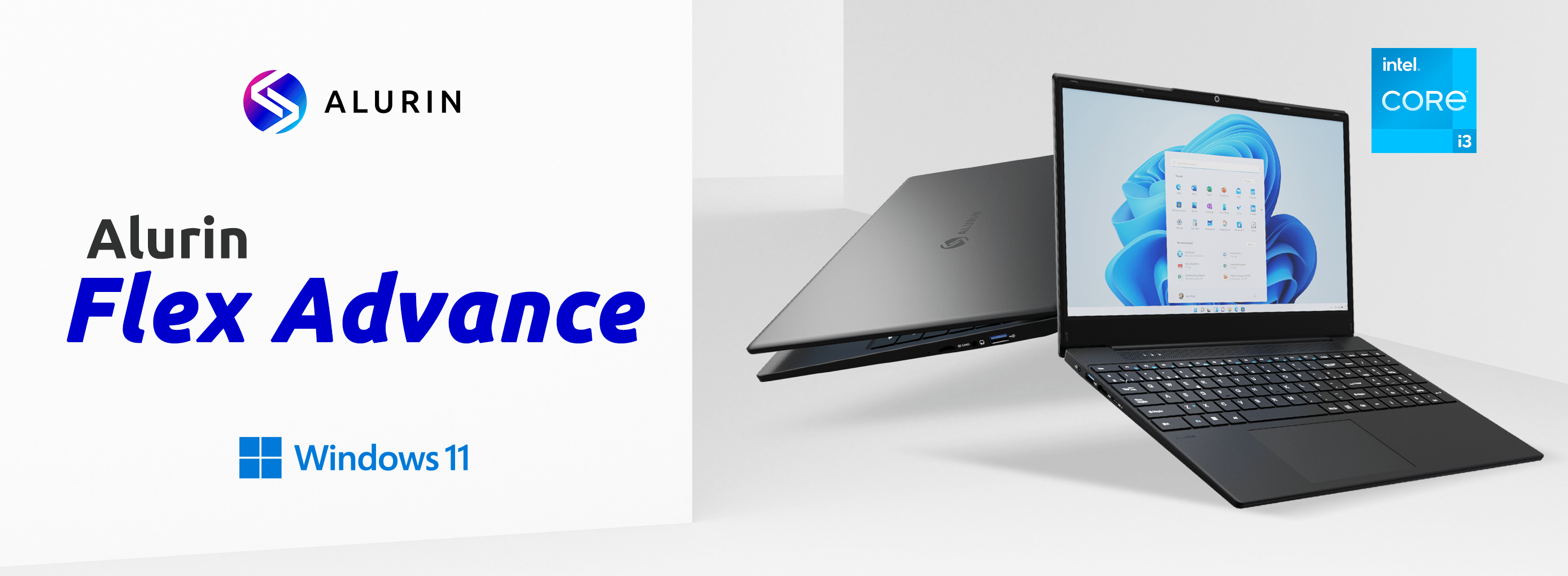 Alurin Flex Advance Intel Core i3-1125G4/8GB/500GB SSD/15,6" + Windows ...