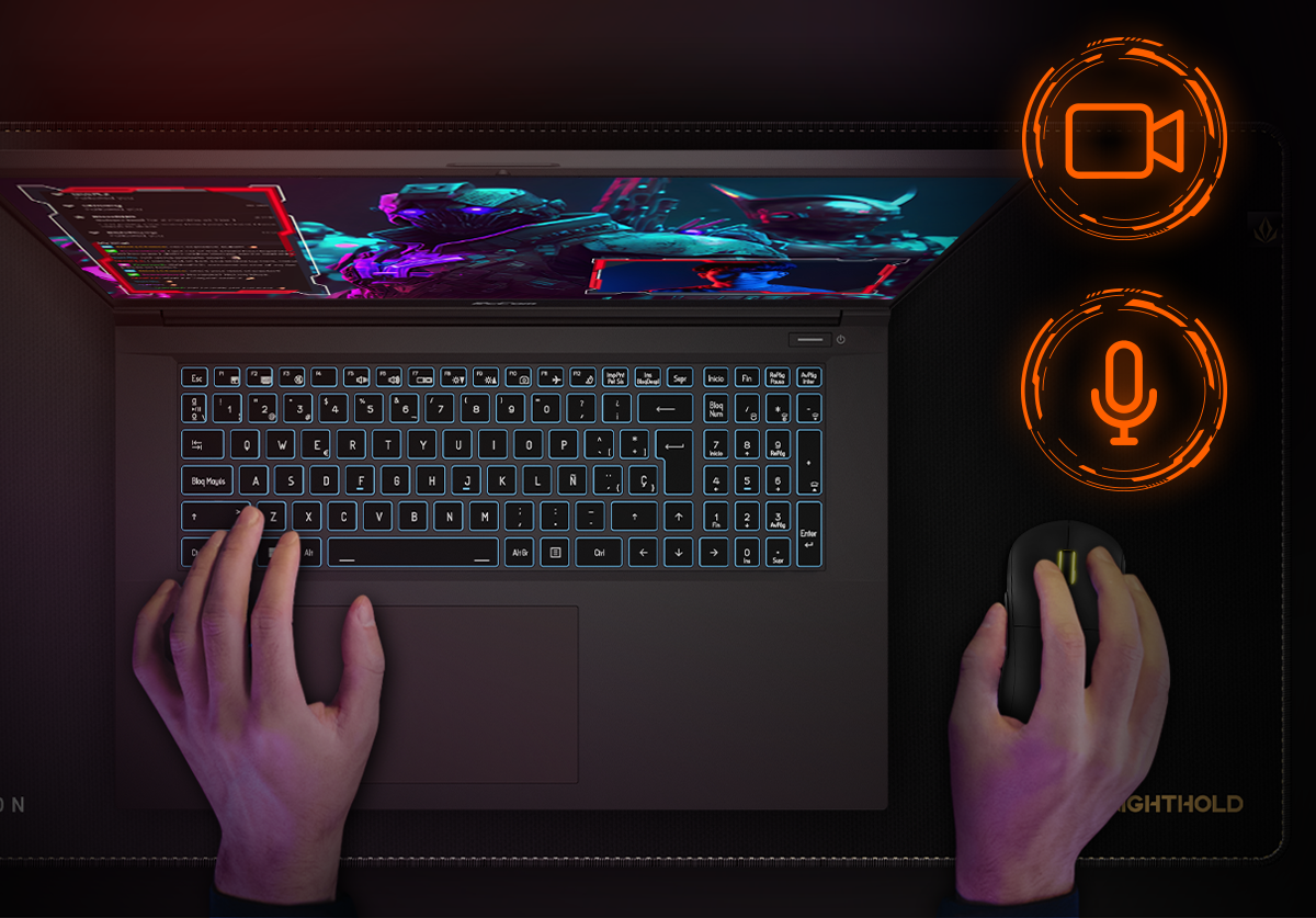 PcCom Revolt 4070 FHD Intel Core i7-13700HX/32GB/1TB SSD/RTX 4070/17.3 ...