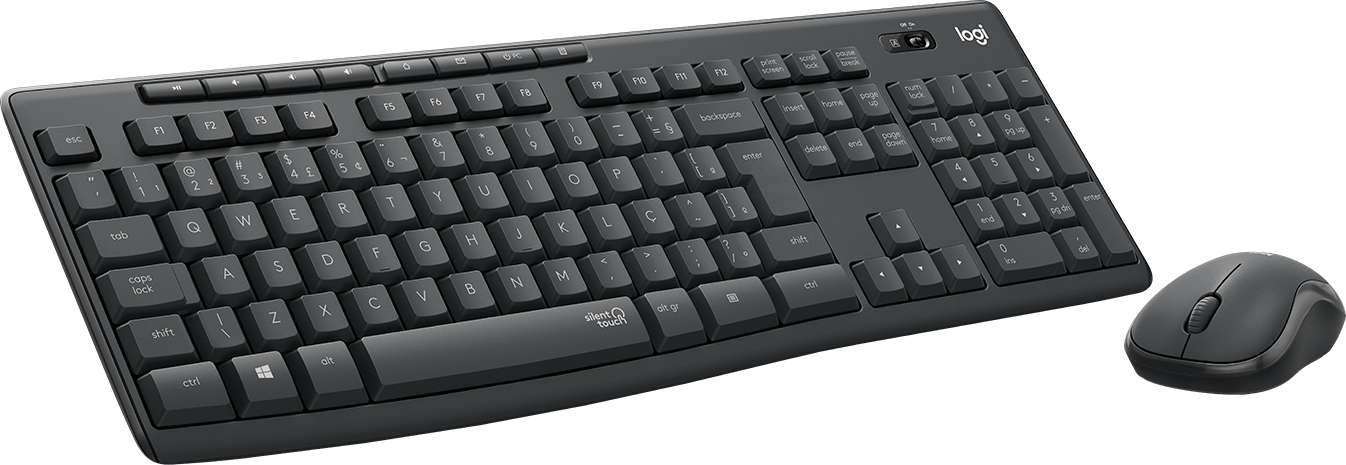 La combinación inalámbrica silenciosa Logitech MK295 incluye ...