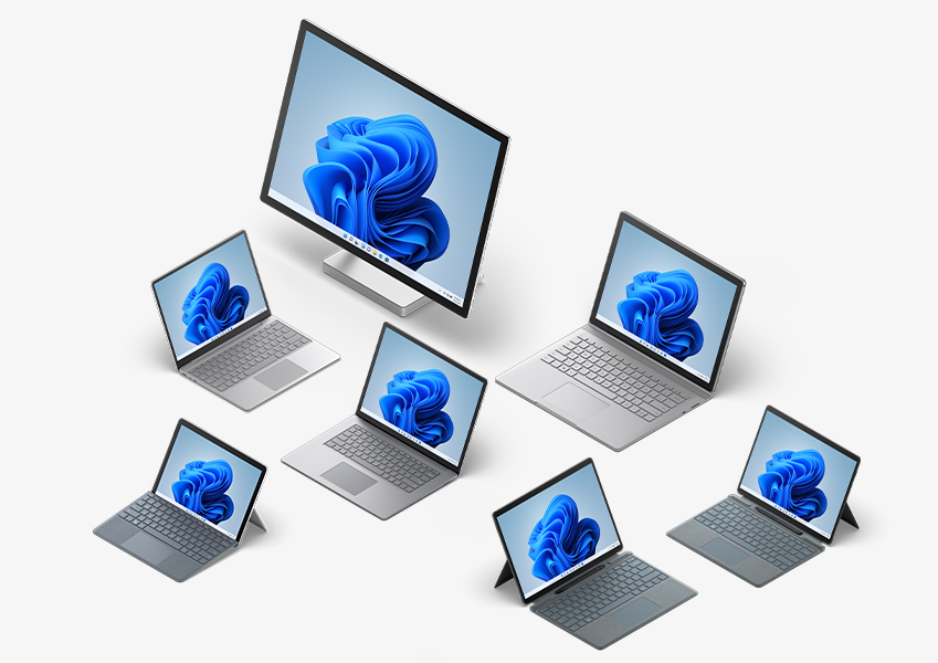 Selección familia Microsoft Surface