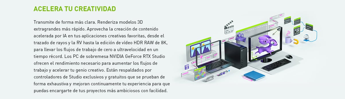 Descubre pc Nvidia Geforce Studio